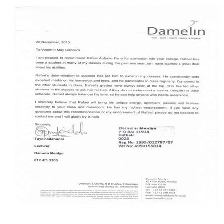 damelin note | PDF