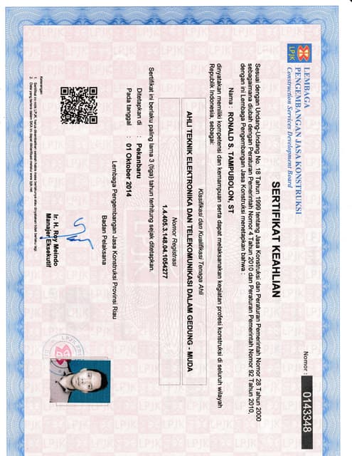 14 01 21_Faklaring Dwi Panggih Setiawan PEI | PDF