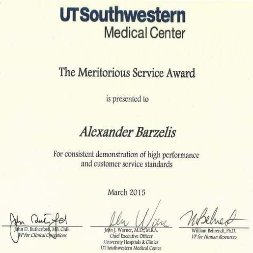 Meritorious Award Certificate | PDF