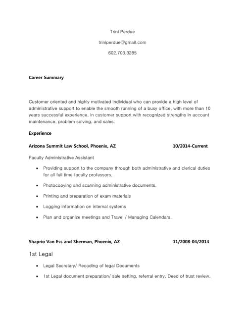 Phyllis Downes Resume updated | PDF