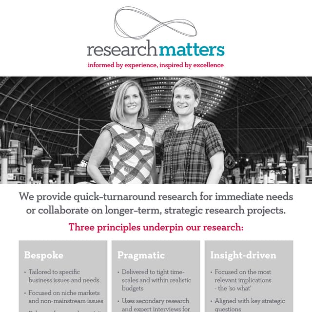 Research Matters e-brochure | PDF
