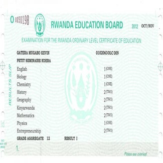 O'Level Results Slip | PDF