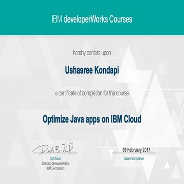 00 IBM Cloud Optimize Java Apps | PPT
