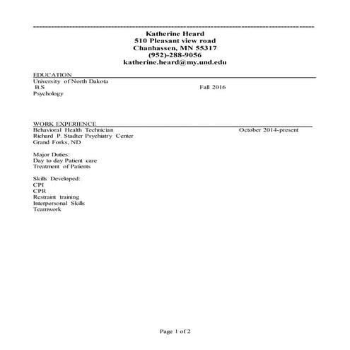 Resume Building Worksheet (2) | PDF