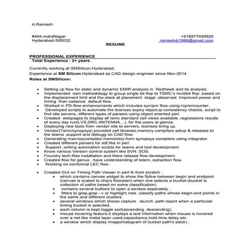 Ramesh.resume_iiith | PDF