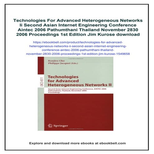 Technologies For Advanced Heterogeneous Networks Ii Second Asian ...