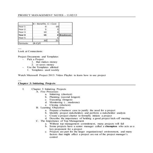 Pmit project management fundamentals for it projects | DOC
