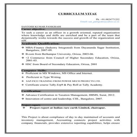 santosh Resume | DOC