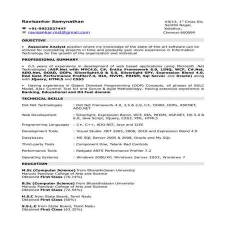 KAAVYA'S RESUME | PDF