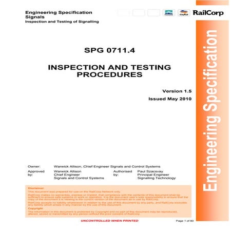 77697973 inspection-and-testing-of-signalling-inspection-and-testing ...