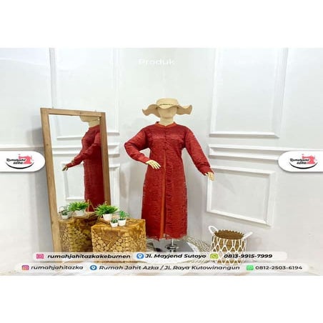 Dress Brukat Simpel Elegan by Rumah Jahit Azka | PDF