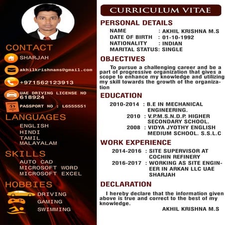 Akhil CV | PDF