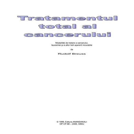 Rudolf-Breuss-tratamentul-total-al-cancerului | PDF