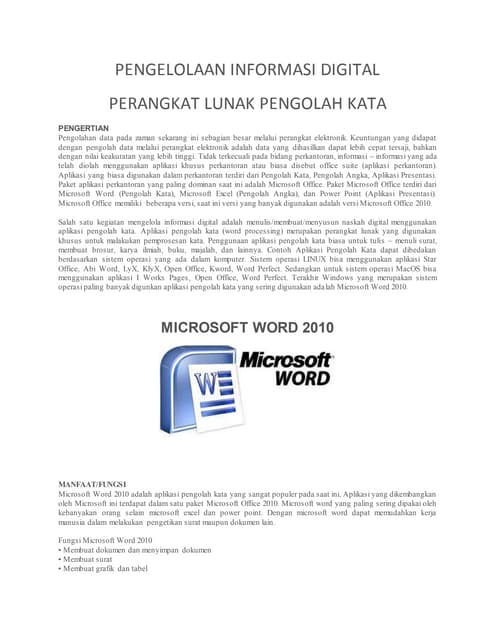 Teknologi Informasi dan Komunikasi Kelas 8 | PDF