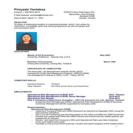 CV Zhanar Updated | DOC