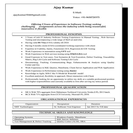 Ajay_Resume | DOC