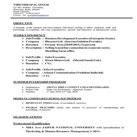Virendra Resume | DOCX