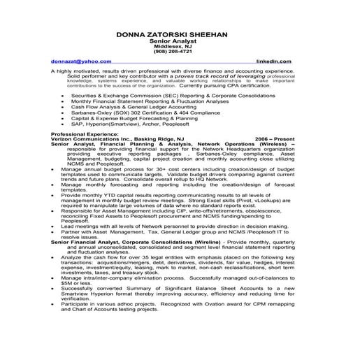 donna z sheehan resume Jan2017 | DOC