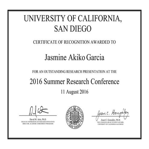 SRC Presenter Certificate | PPT