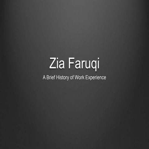 zia portfolio show | PPSX