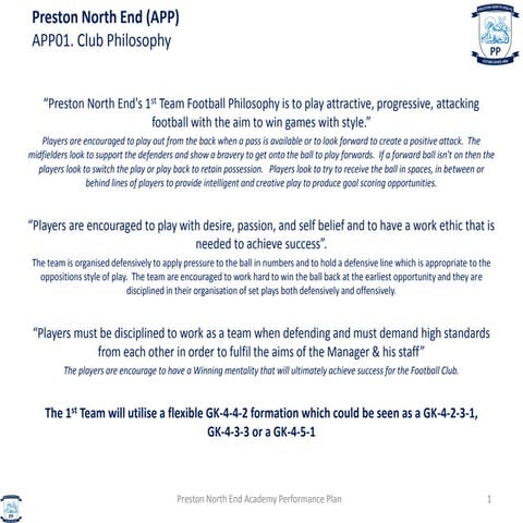 PNE club philosophy | PDF