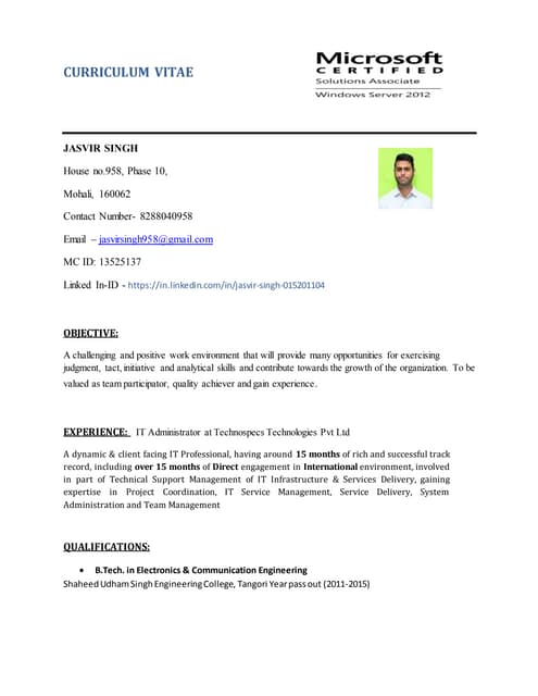 resume_Swati_ | DOC | Operating Systems | Computer Software and Applications
