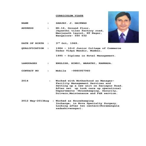 Sanjay_Resume (1) | PDF