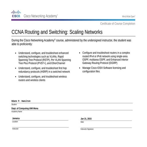 CCNA Routing and Switching - Scaling Networks | PDF | Computer Networking | Computing
