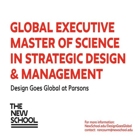 Presenting Parsons Global Executive Master_Apr2016 (1) | PDF