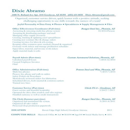 Jill Resume | DOC