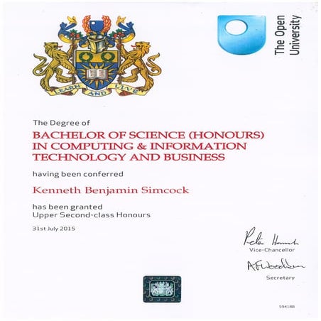 Degree Certificate | PDF