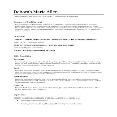 Deborah Allen presentations