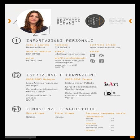 CV Beatrice Pirani | PDF