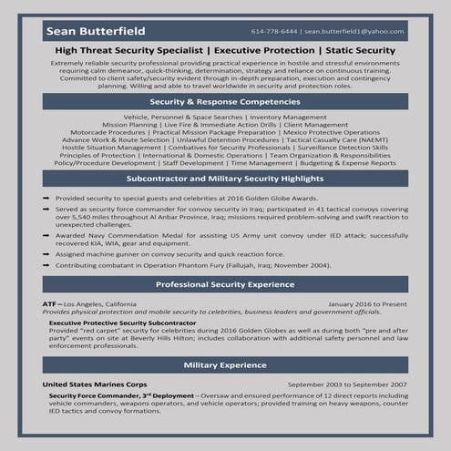 Sean Butterfield Resume | PDF