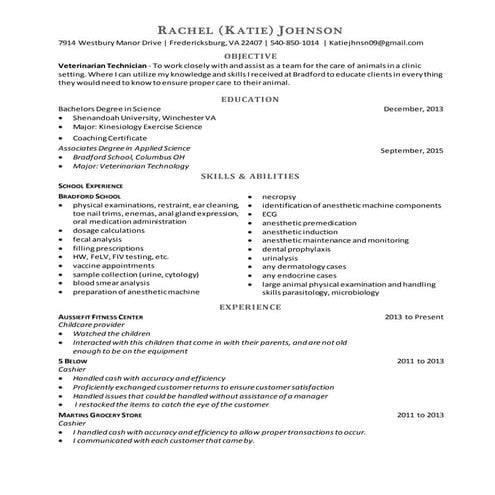 Amber Burrows resume | DOC