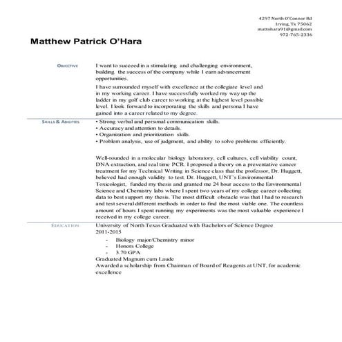 Allan Farrell Resume Final - Copy | PDF