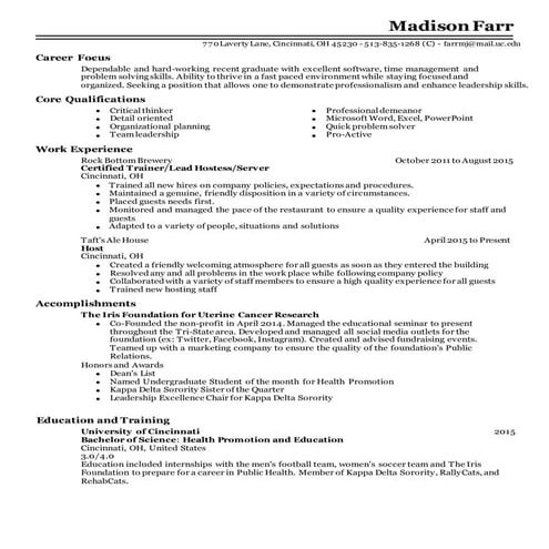 resume mjf (1) | DOCX