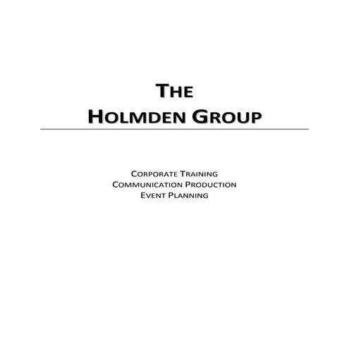 Harris - Training and Presentation Descriptions by H3 2016 | PDF