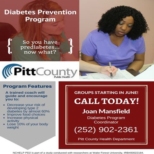Pitt County Diabetes Prevention Program | PDF