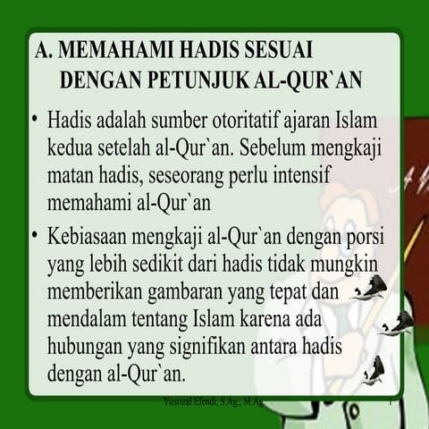 7&8 - Metode Pemahaman Hadis.ppt, Hadis, Konsep Hadis, dll | PPT