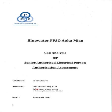 Senior Authorised assessment | PDF