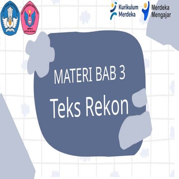 Presentasi Teks Rekon mjikhjkghfghdcgcgx | PPTX