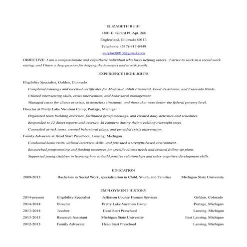 emma espinoza resume Az now | PDF