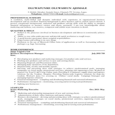AJOMALE OLUWAFUNKE OLUWASEUN(cv1) (1) | DOCX