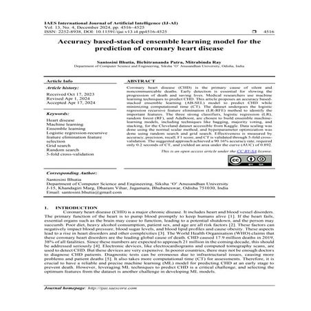 Accuracy based-stacked ensemble learning model for the prediction of ...