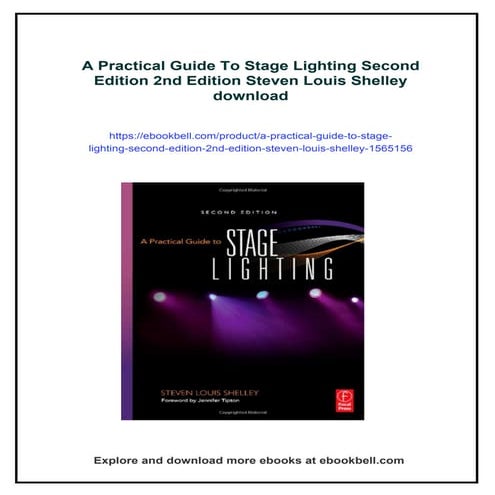 A Practical Guide To Stage Lighting Second Edition 2nd Edition Steven ...