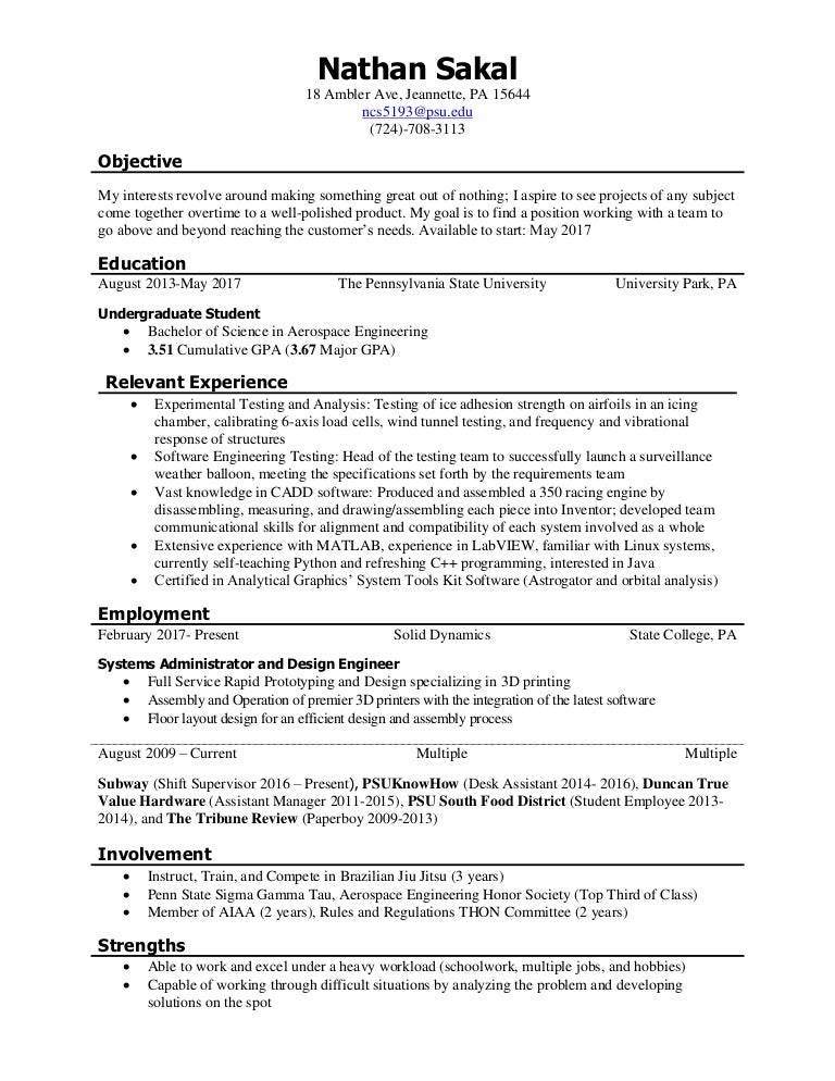 Resume General Resume General