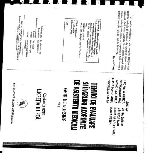 78429436 tehnici-de-evaluare-si-ingrijiri-acordate-de-asistentii-medicali-ghid-de-nursing-vol-2 ...