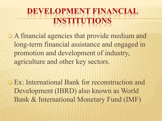 Notes of idbi, ifci, icici | DOCX | Business Banking & Finance | Business