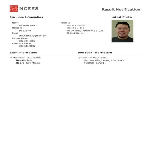 FE Result_Notice | PDF